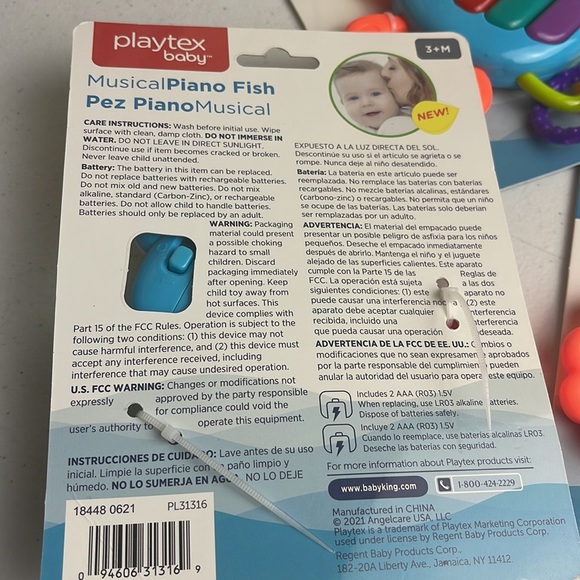 Playtex | Toys | Playtex Baby Fish A Tune Musical Activity Toy | Poshmark
